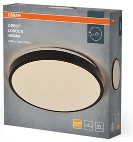 Osram - LED Stropní svítidlo ORBIS LONDON LED/36W/230V pr. 48 cm černá