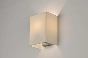 Nástěnné designové bílé svítidlo Bruinisse
