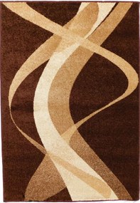 Weltom kusový koberec Karmel Brown 2300/03 140x200cm hnědý