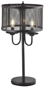 PLX Stolní lampa v klasickém stylu ORLANDO, 3xE14, 40W, černá 310859