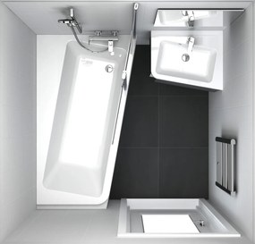 Ravak 10° 170 x 100 cm C821000000 vana pravá