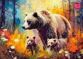 CHERRY PAZZI Puzzle Společně v divočině / 1000 dílků / 70 × 50 cm