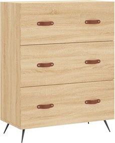 Skříň highboard dub sonoma 69,5 x 34 x 180 cm kompozitní dřevo 3195822