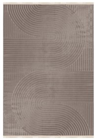 Ayyildiz Kusový koberec STYLE 8902, Mocca Rozměr koberce: 80 x 250 cm