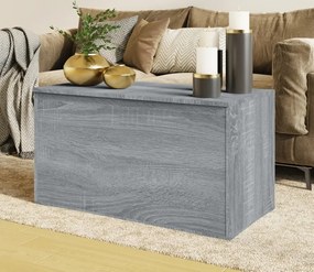 vidaXL Úložná truhla 84 x 42 x 46 cm kompozitní dřevo [803057] Barva: šedá sonoma