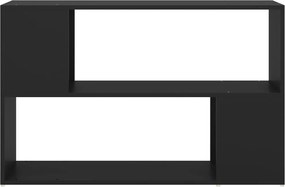 vidaXL Knihovna 100 x 24 x 63 cm dřevotříska [809171] Barva: Černá
