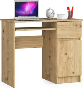 Počítačový stůl Piksel pravá - dub artisan
