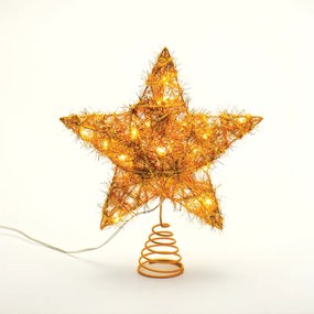 Vánoční LED dekorativní stolní hvězda Zlatá