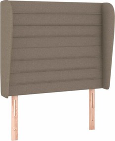 Box spring postel s matrací taupe 100 x 200 cm textil 3128025