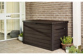 Hnědý plastový zahradní úložný box Ontario – Keter