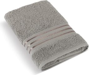 Bellatex Froté ručník a osuška kolekce Linie tmavá šedá rozměr 70x140 cm