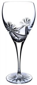 Onte Crystal Bohemia Crystal ručně broušené sklenice na červené víno Mašle 420 ml 2KS