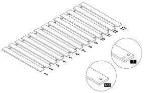 Domečková postel 90x200 s úložným prostorem Boom - bříza/růžová