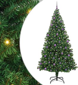 Umělý vánoční stromeček Zelená 240 cm PVC, ocel a plast 3396937