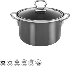 Smaltovaný hrnec s pokličkou 3,25 l Metalic – Orion