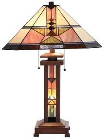 Stolní lampa Tiffany Egyptian - 	42*60 cm