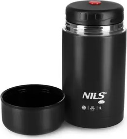 NILS Camp NC3802 Termoska na jídlo černá 1000 ml