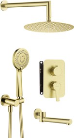 Deante Concealed shower set, with bath spout
