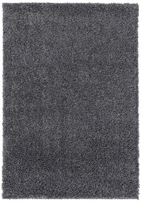 Kusový shaggy koberec jednobarevný SOHO P113A šedý 2 Rozměr: 70x250 cm