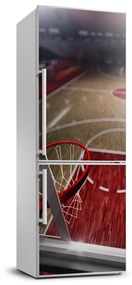 Wallmuralia Tapeta nálepka na ledničku Basketball hřiště 60x180 cm