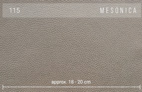Světle hnědá dvoumístná kožená pohovka MESONICA Musso 173 cm