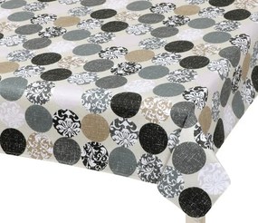 Bellatex Ubrus BERTA Šedá,Bílá,Béžová 40x135 cm