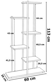 Stojan na květiny IKER 6 úrovní