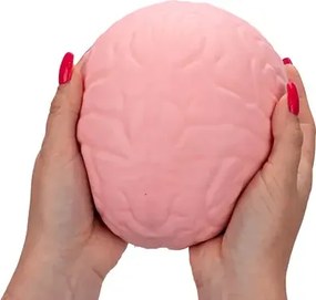 Mačkací hračka Mozek jumbo / Antistresová hračka / 15 cm / plast