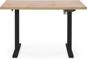 Výškově nastavitelný stůl B54 120 cm dub artisan/černý