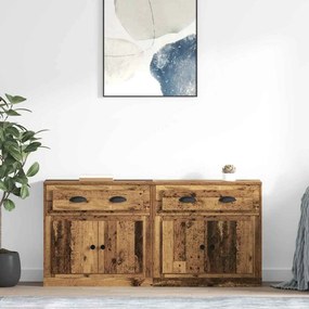 Konzole 2 ks Staré dřevo 70 x 35,5 x 67,5 cm Kompozitní dřevo 3402659