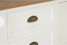 Bílý konferenční stolek v dekoru jedle 90x90 cm Hardwick – Premier Housewares