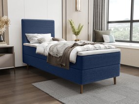 Jednolůžková postel 90 cm Napoli Comfort (modrá) (s roštem, bez úl. prostoru). 1082497