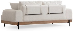 Hanah Home Třímístná pohovka ETI dub bílá 220 cm