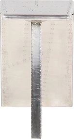 Letecký psací stůl stříbrný 112 x 50 x 76 cm kov 284414