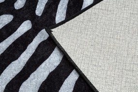 Dywany Łuszczów, Kusový koberec Miro 51331.803 Zebra black / white, 120x170, černobílá, chodba / předsíň
