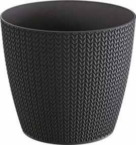 PRO Květináč WHEATY antracit 15,7cm
