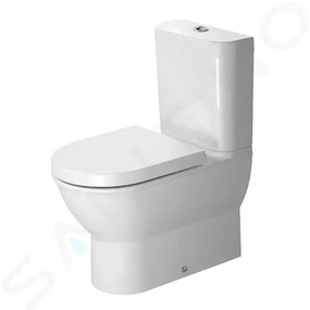 DURAVIT - Darling New WC kombi mísa, Vario odpad, bílá (2138090000)