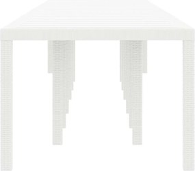 Zahradní stůl Bílá 400 x 100 x 73 cm polyratan 3378530