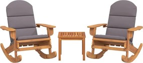 3dílná sada zahradního nábytku Adirondack masivní akácie 3152129