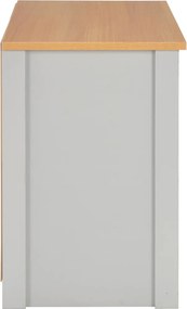 TV stolek šedý 95 x 39 x 58 cm 283739
