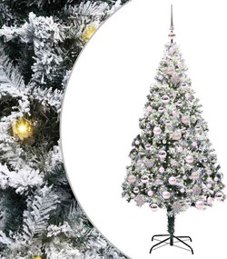Umělý vánoční stromeček Bílá 180 cm PVC, ocel a plast 3396964