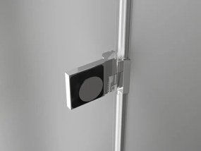 Mexen, Mexen Lunar-B Otočné pravé sprchové dveře 80 cm, průhledné, chrom - 832-080-000-01-00-P