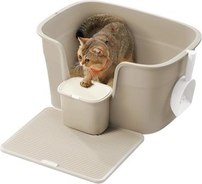 Kočičí toaleta Sofis 64 cm béžová