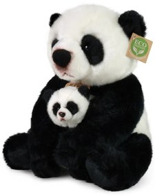 Rappa Plyšová panda s mládětem 27 cm ECO-FRIENDLY