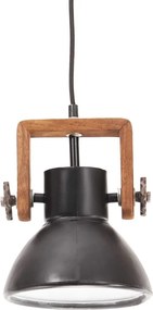 Industriální závěsné svítidlo 25 W černé kulaté 19 cm E27 320537