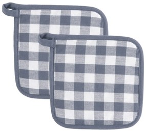 Bavlněné chňapky v sadě 2 ks Gingham – Tiseco Home Studio