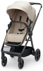 KINDERKRAFT - Kombinovaný kočárek 3v1 NEWLY Sand beige + autosedačka MINK PRO