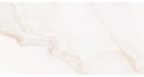 Mexen Onyx Bílé glazované rektifikované G1, podlahová a stěnová dlaždice 120 x 60 cm, lesk - TL106-120-060-01