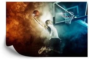 Fototapeta Basketbalový Hráč Udělal Dunk Omyvatelný vlies 180x120