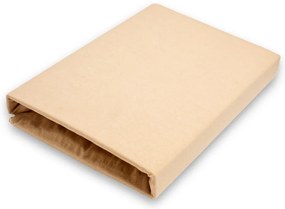 Jersey prostěradlo EXCLUSIVE světle béžové Rozměr: Dětské 60x120